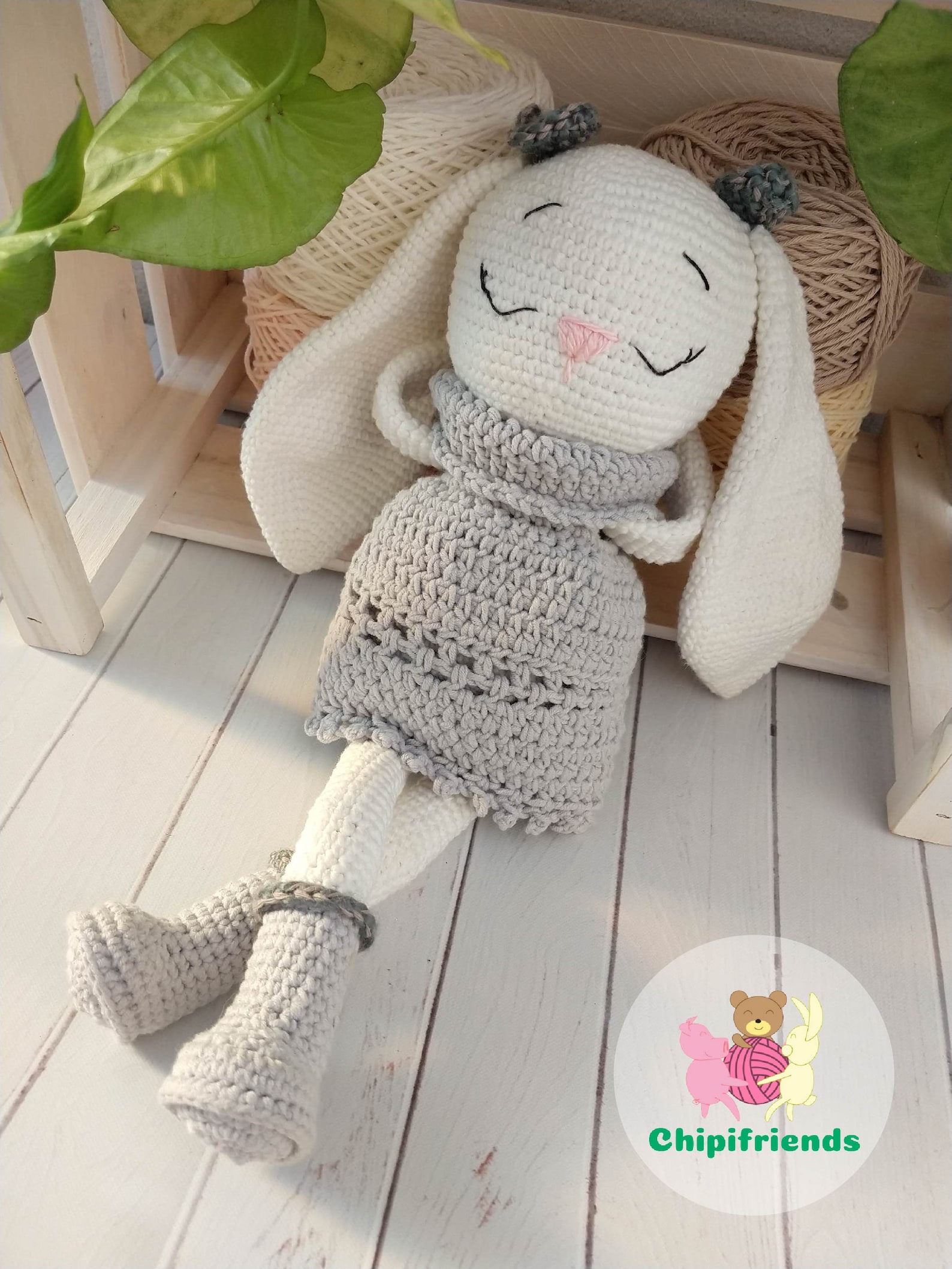 CROCHET PATTERN Amigurumi Pattern Vivi Lovely Bunny | Etsy
