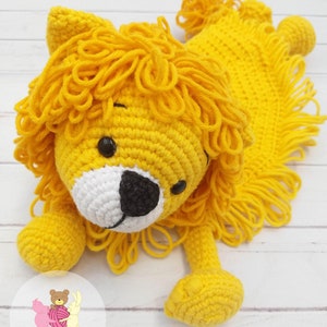 CROCHET PATTERN Lion Security Blanket King of the Jungle - Etsy Canada