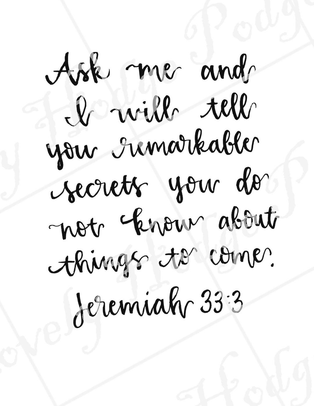Jeremiah 33:3 NLT "ask Me and I Will Tell You Remarkable Secrets ...