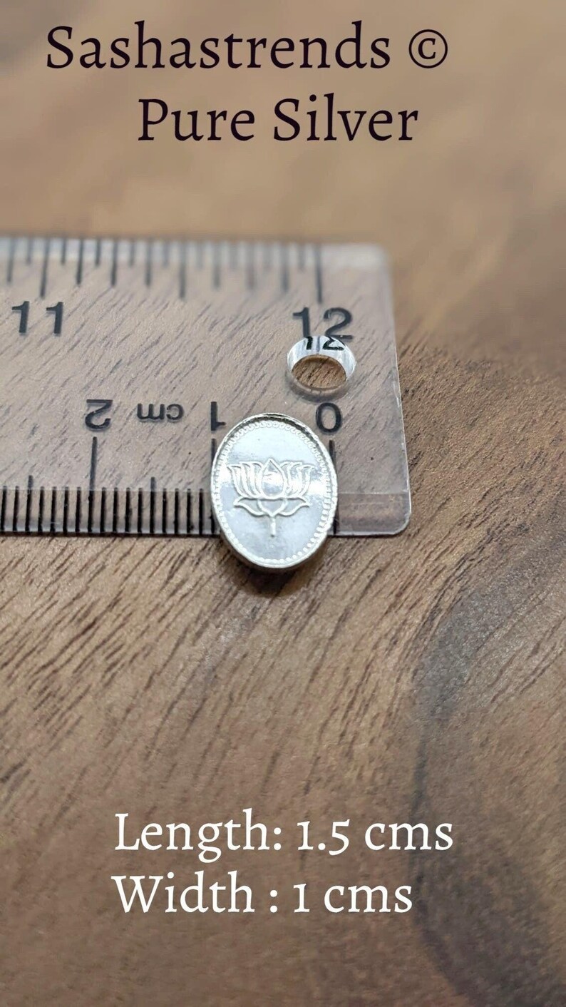 108 Silver Coins Oval- Sterling Silver -pure Silver Gift Items- Hindu ...