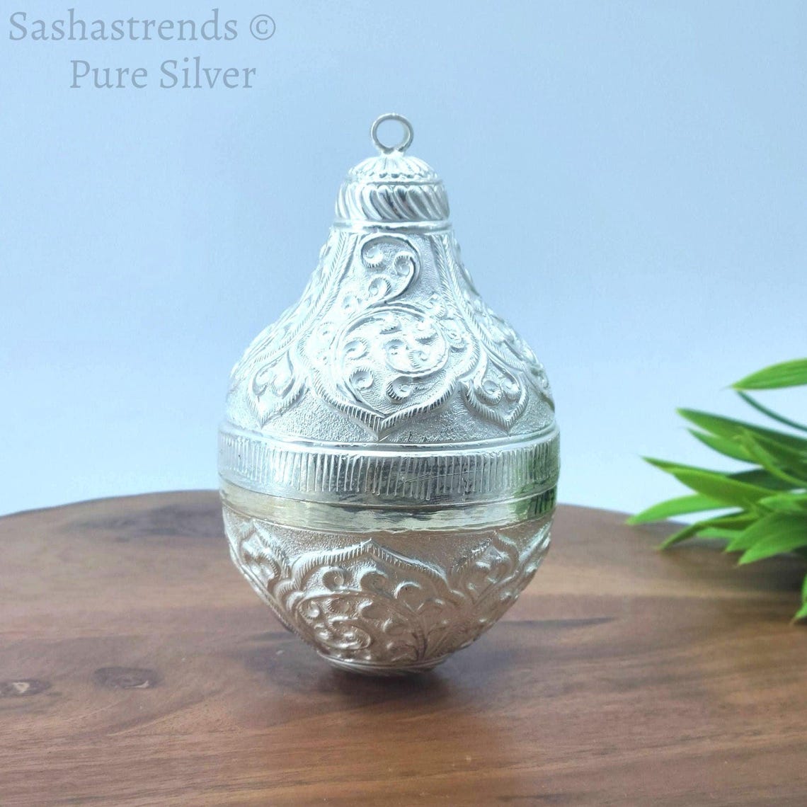 Pure Silver Coconut -pure Silver Gift Items- Return Gift for Navarathri ...