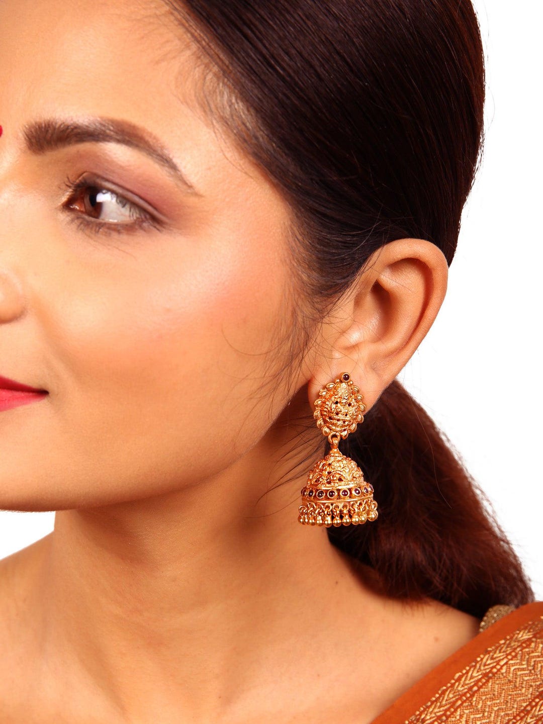 Suprasanna Jhumka/925 Silver Jhumka/gold Plated/925 Sterling Silver ...