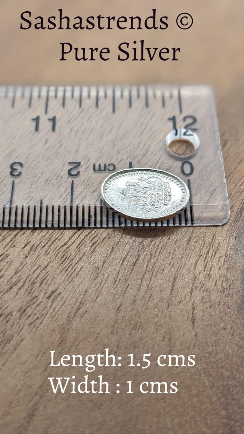 108 Silver Coins Oval- Sterling Silver -pure Silver Gift Items- Hindu ...