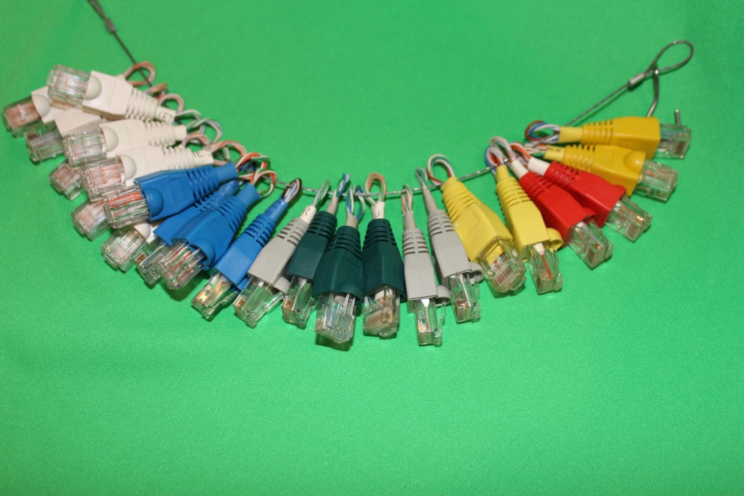 Llavero con conector de bucle invertido Ethernet RJ45 - Etsy España