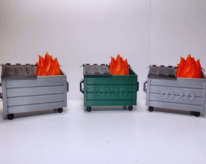 Dumpster Fire Regular or Lighted Fires - Etsy