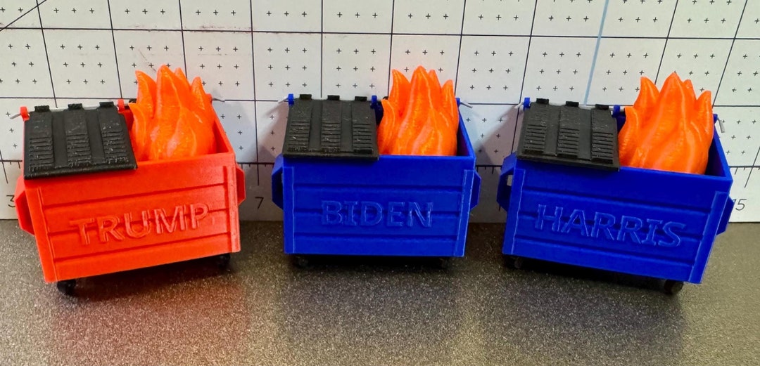 Trumpster Fire, Biden, or Harris Dumpster Fire. Political Dumpster Fire ...