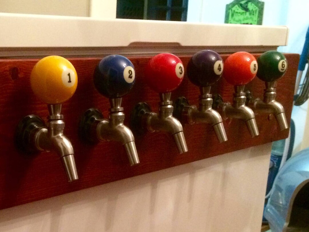 Pool Ball Beer Keg Tap Handle – Man Cave Kegerator - Etsy