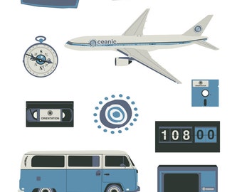 Lost Tv Show Poster 8x10 11x17 or 13x19 - Etsy