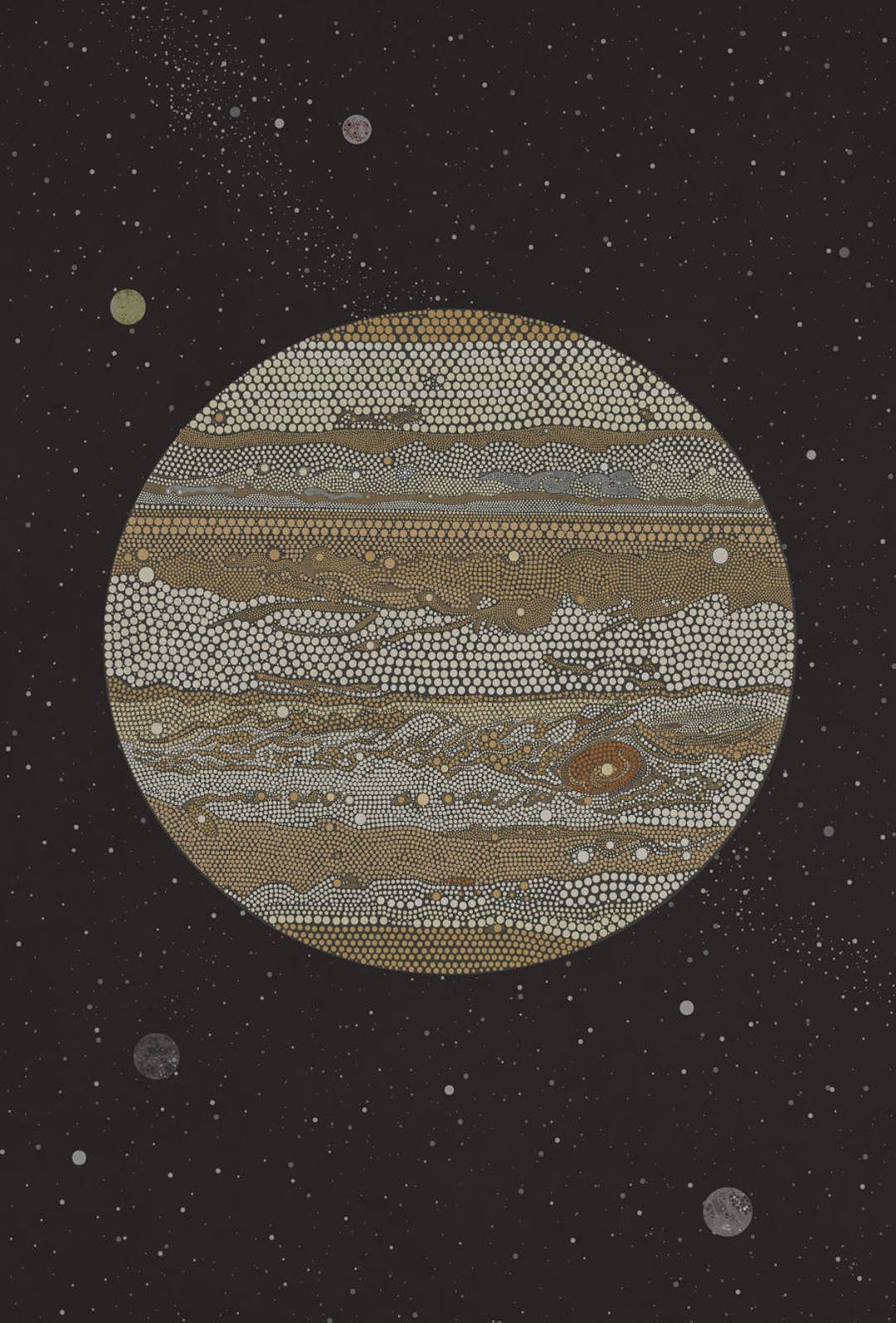 Jupiter the Solar System Poster Print 11x17 or 13x19 Moons - Etsy
