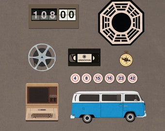 Lost Tv Show Poster 8x10 11x17 or 13x19 Colors - Etsy