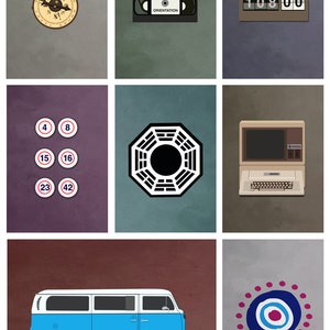 Lost Tv Show Poster 8x10 11x17 or 13x19 Colors - Etsy