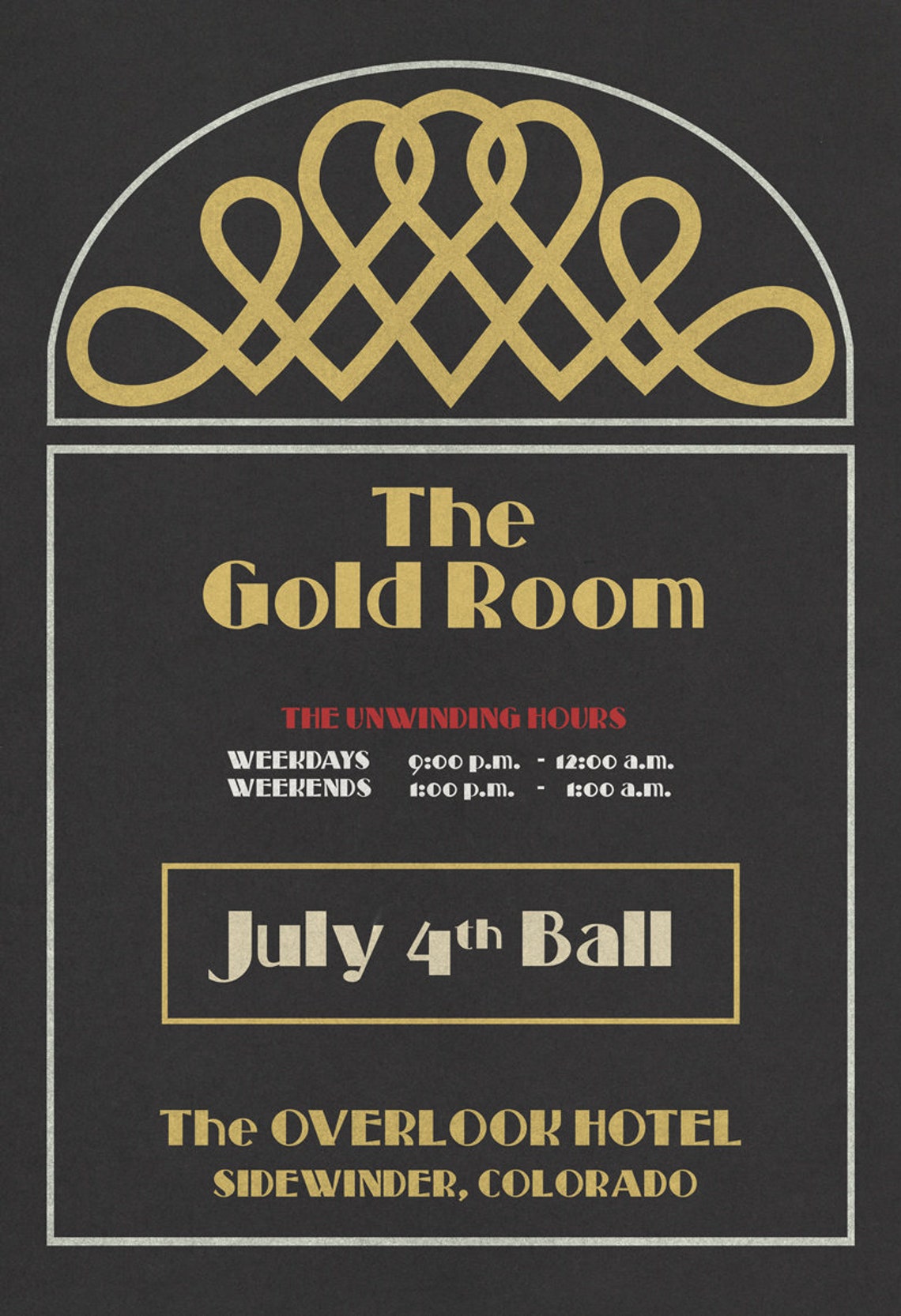 The Gold Room 8x10 11x17 or 13x19 Poster | Etsy