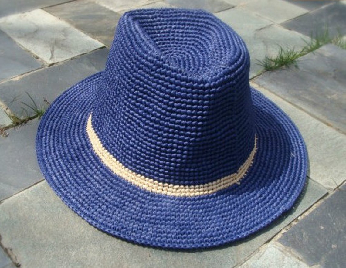 Pdf Download Crochet Hat Pattern Straw Panama Hat Patternhat - Etsy