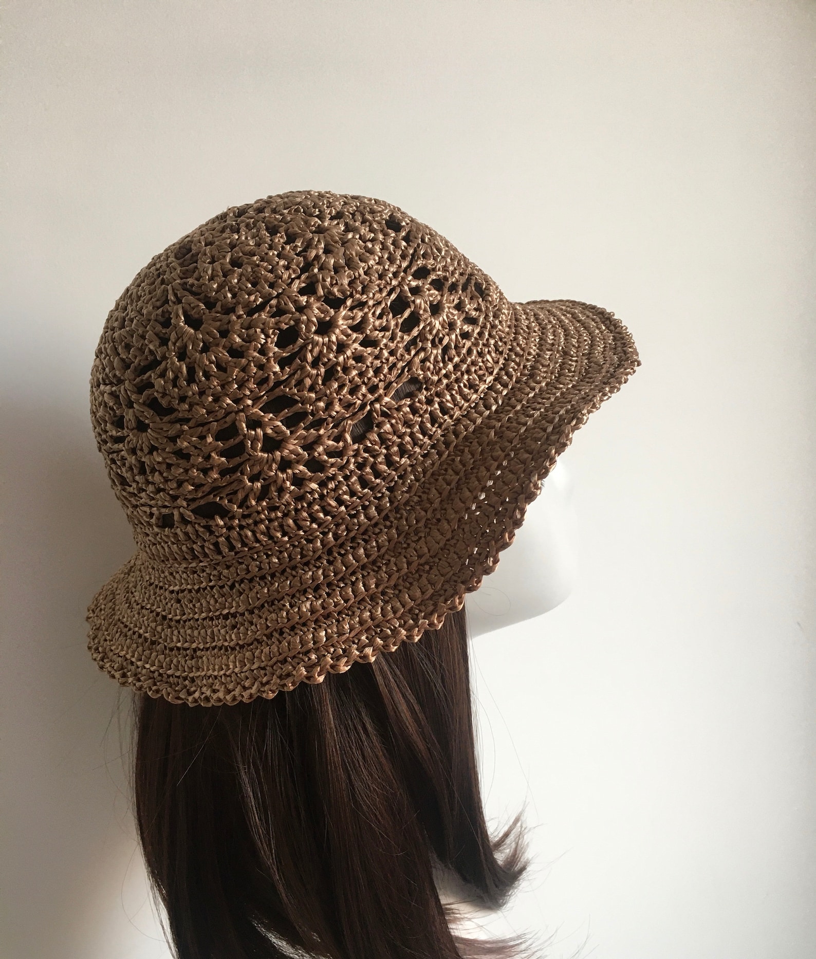 Crochet Raffia Straw Sun Hat | Etsy