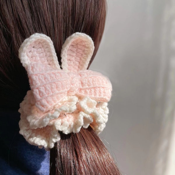 Rabbit Ear Hair Tie - Etsy