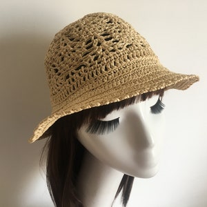 Crochet Raffia Straw Sun Hat - Etsy