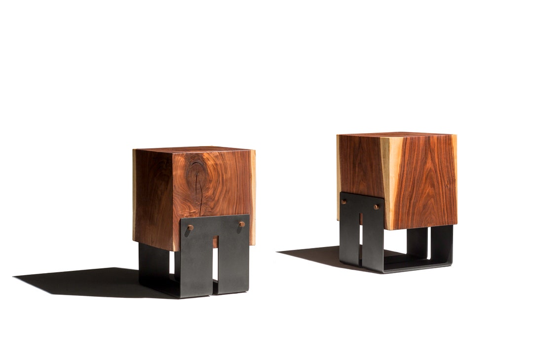 Briggs Side Table, Custom Made Solid Block Side Table - Etsy