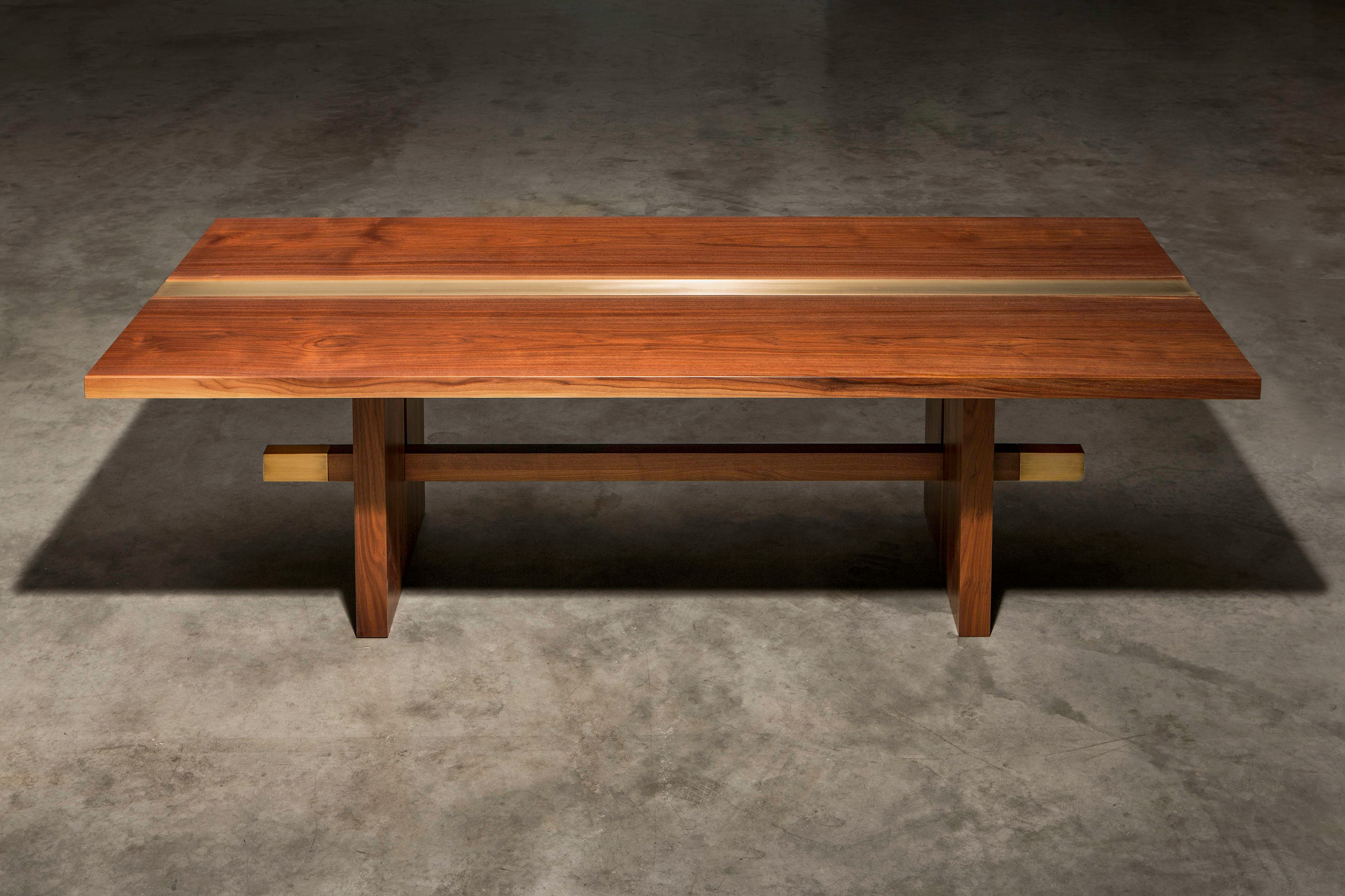 Dequindre Dining Table Solid, Walnut Dining Room Table - Etsy