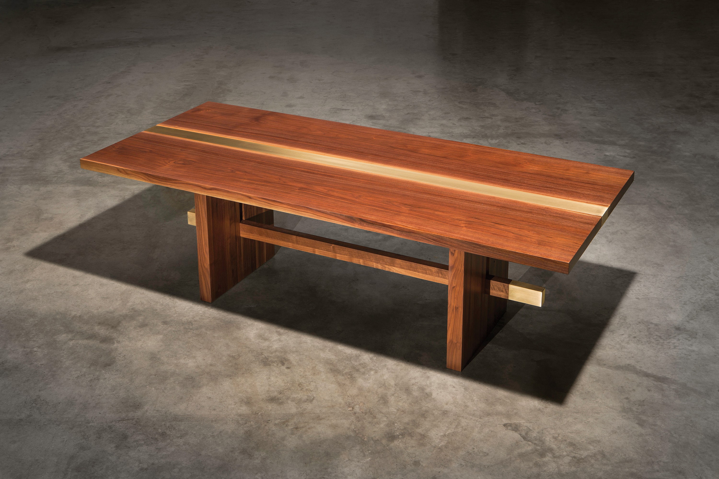 Dequindre Dining Table Solid, Walnut Dining Room Table - Etsy