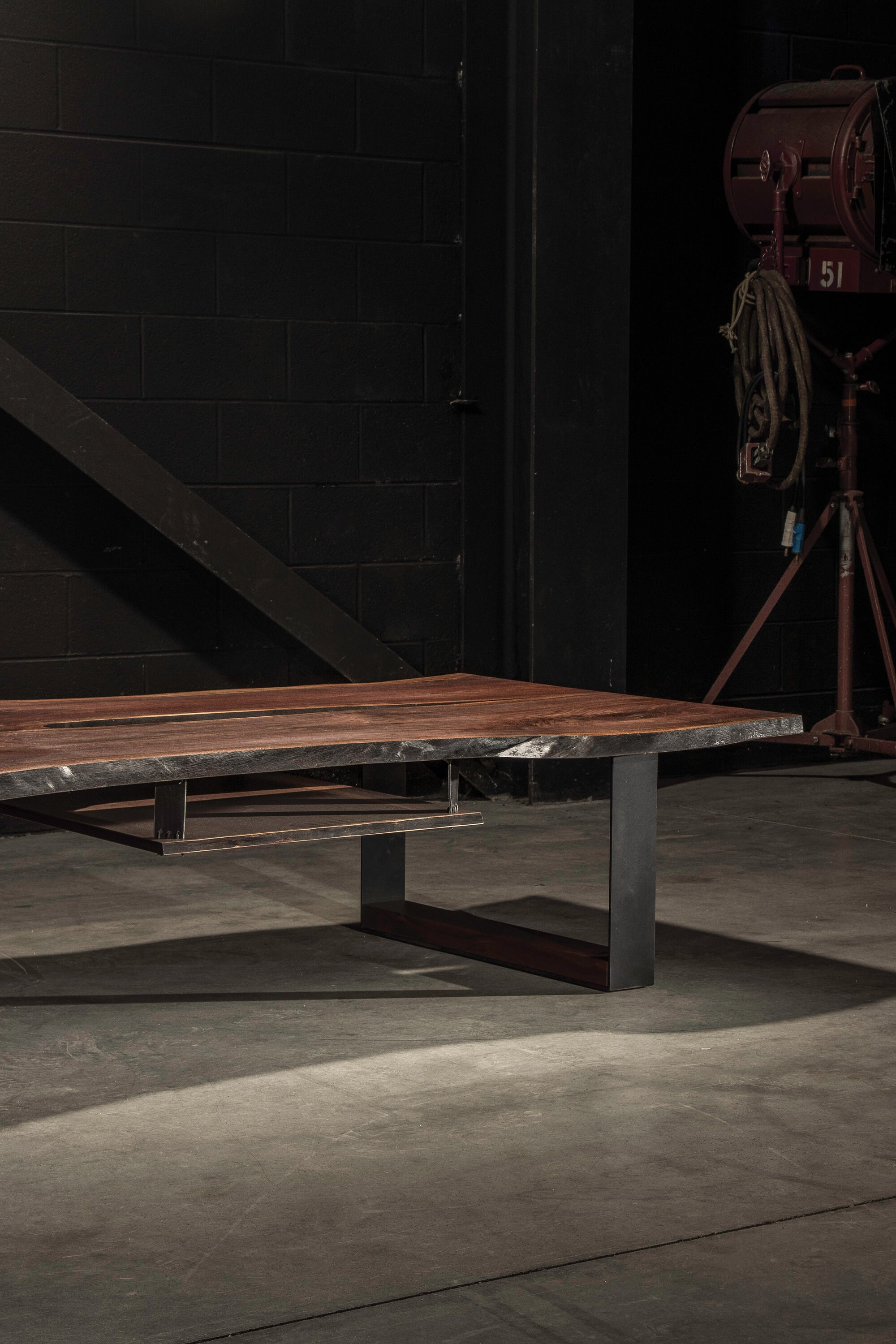 Live Edge Coffee Table Franklin Table Walnut Slab Coffee - Etsy Sweden