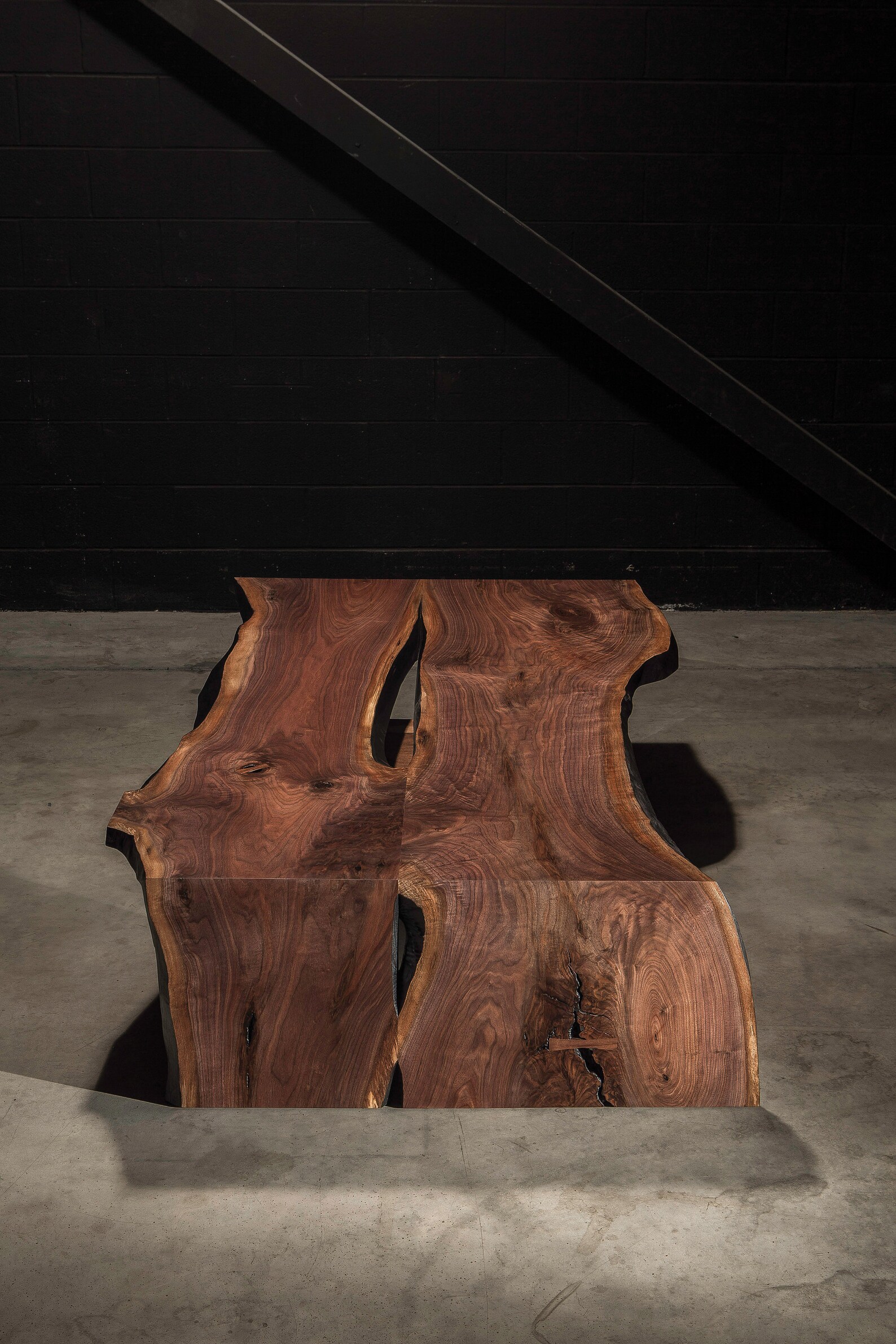 Live Edge Coffee Table Franklin Table Walnut Slab Coffee - Etsy