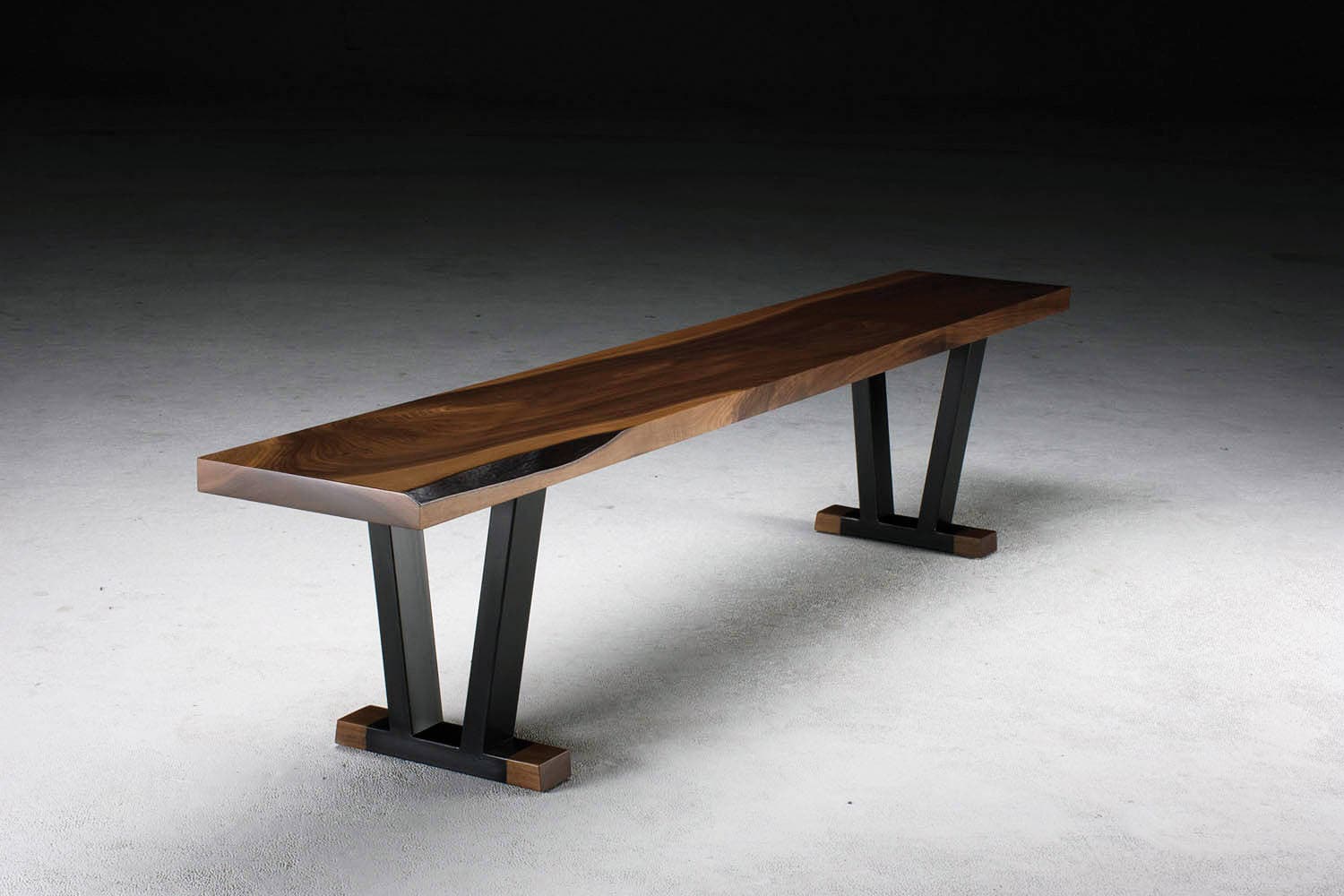 Industrial Modern Bench Harvard Bench Rustic Dining - Etsy