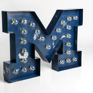 University of Michigan Block M Marquee Sign - Etsy