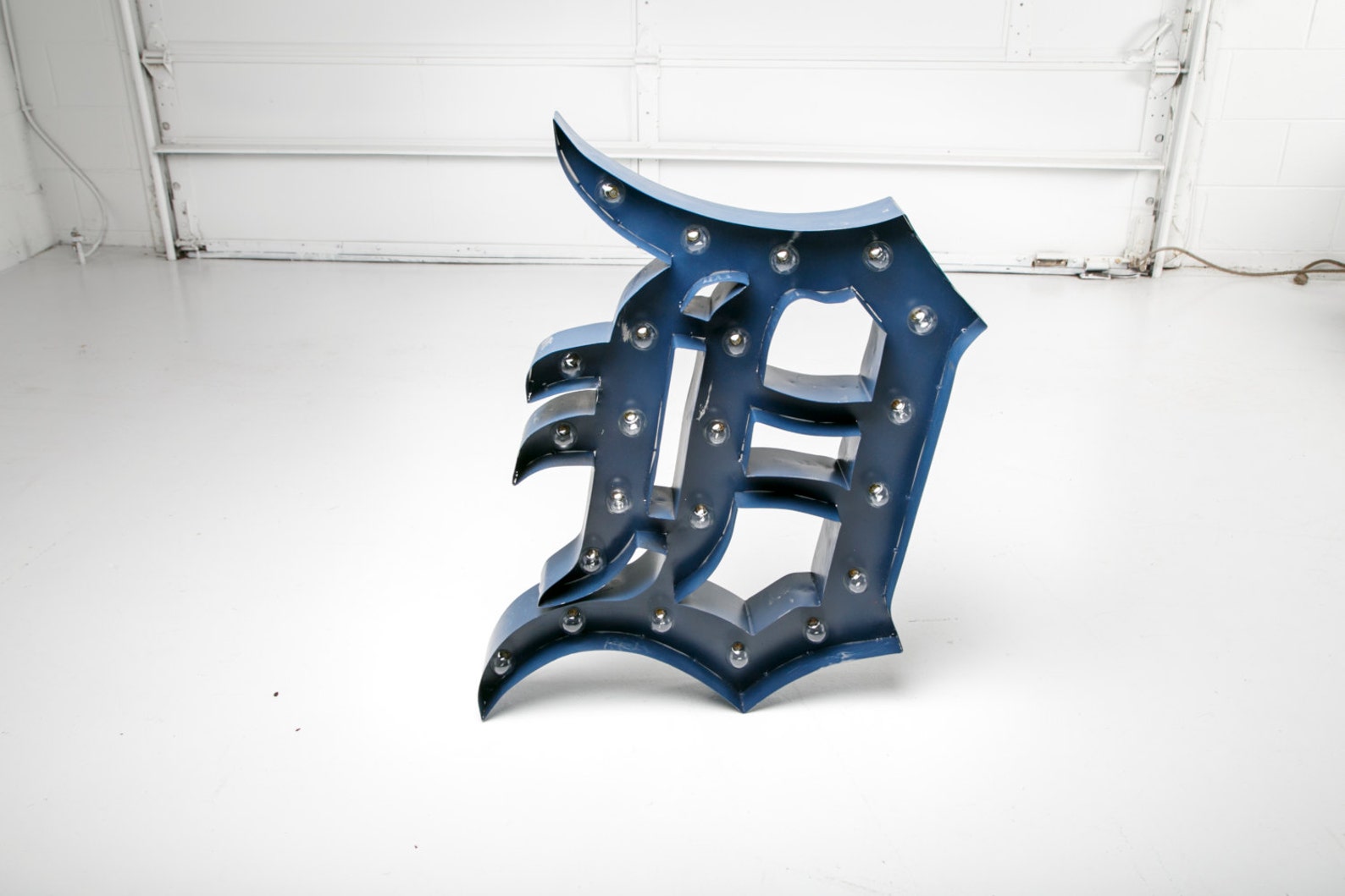 Vintage Marquee Sign - Detroit Tiger's D - Handmade in Detroit - Etsy