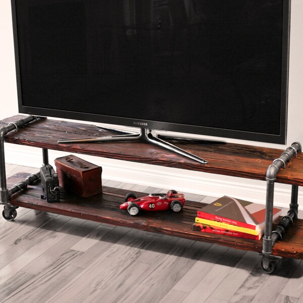 Rustic Tv Stand - Etsy