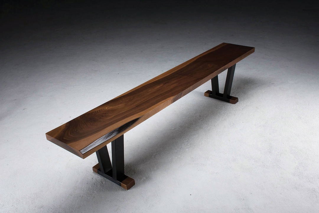 Industrial Modern Bench, Harvard Bench, Rustic, Dining Seating, Tv ...