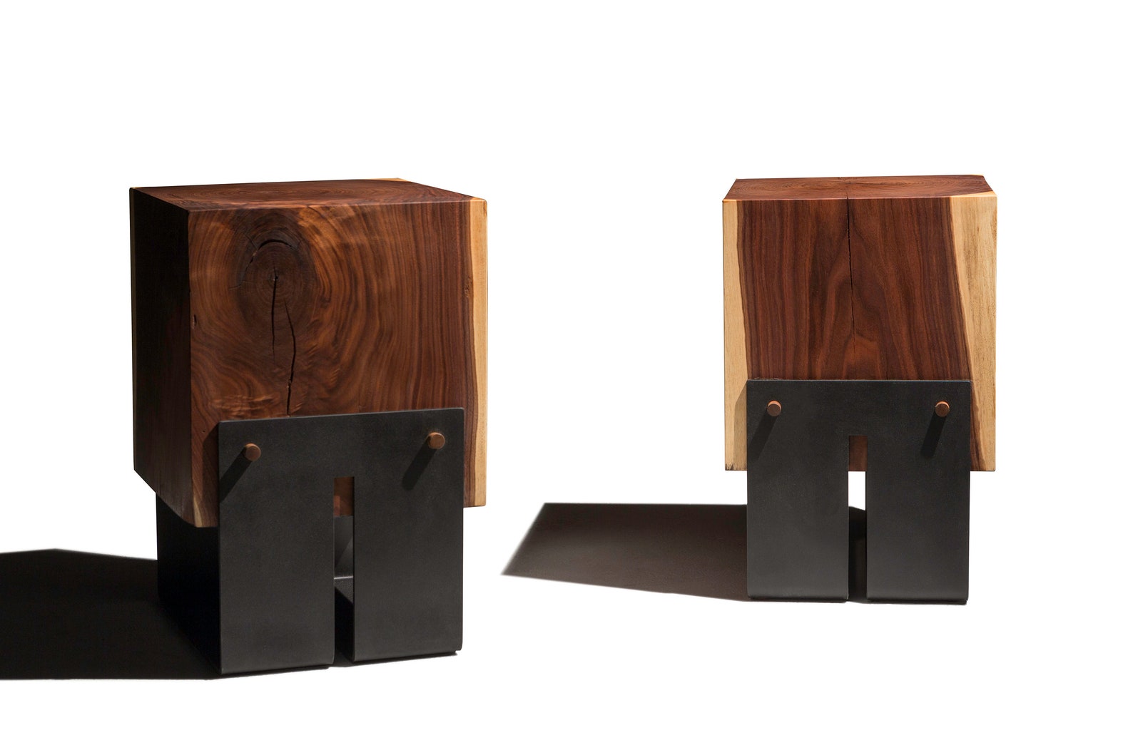 Briggs Side Table, Custom Made Solid Block Side Table - Etsy