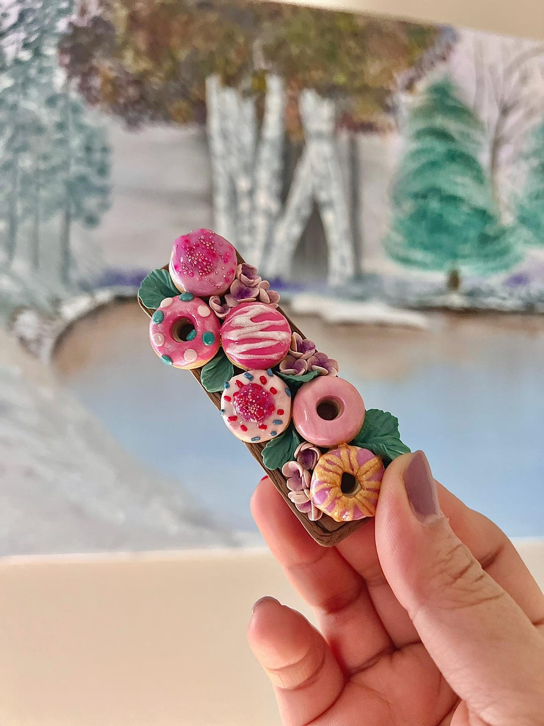 Donut Magnets, Clay Magnets, Food Magnets, Refrigerator Magnets ...