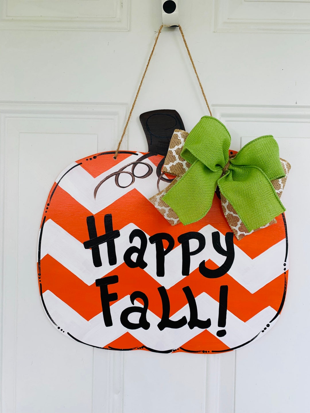 Fall Door Hanger, Fall Decorations, Outdoor Signs - Etsy