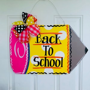 Back to School Door Decoration, Personalized Class Room Decoration ...