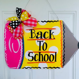 Back to School Door Decoration, Personalized Class Room Decoration ...