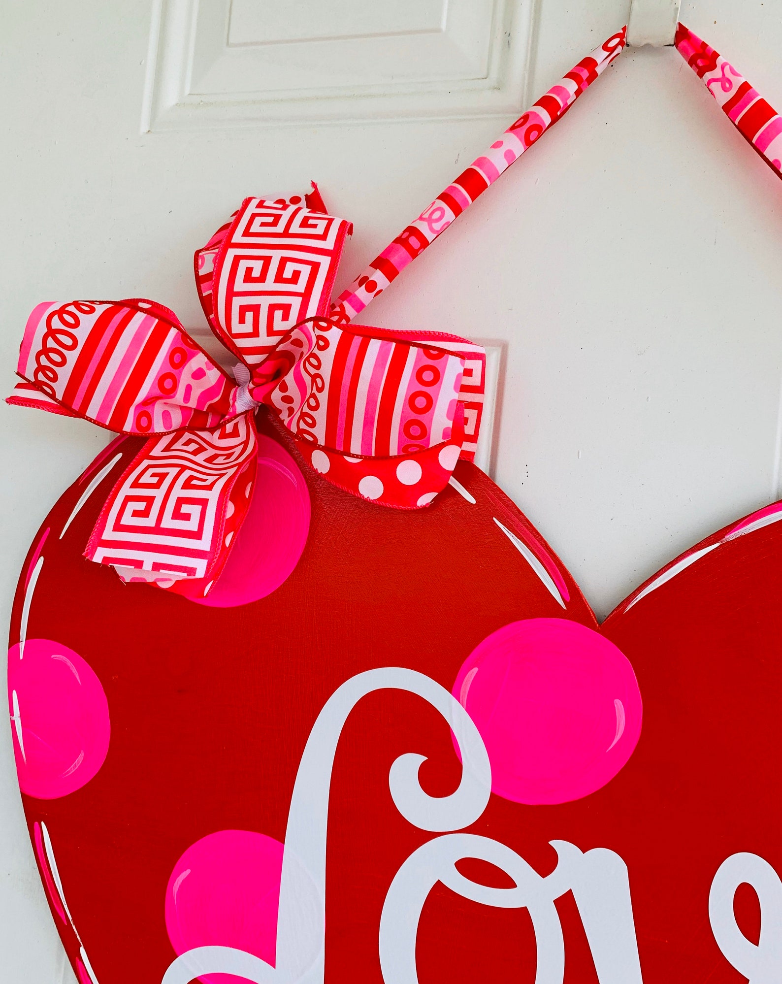 Valentine Door Hanger Valentine Front Door Decoration - Etsy