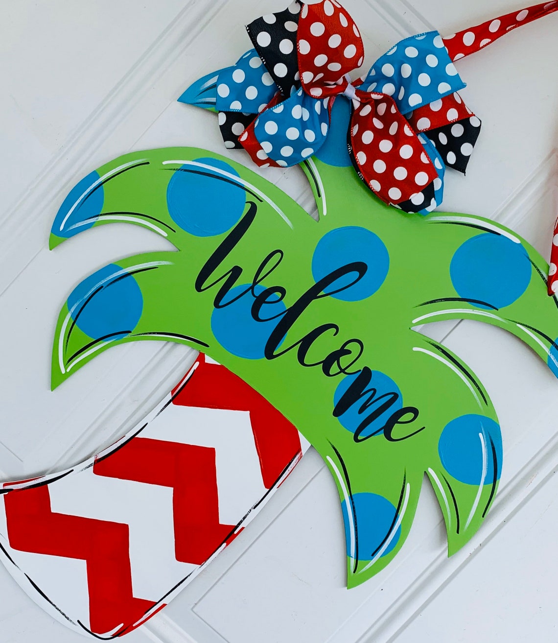 Palm Tree Door Hanger Palmetto Tree Beach Decor | Etsy