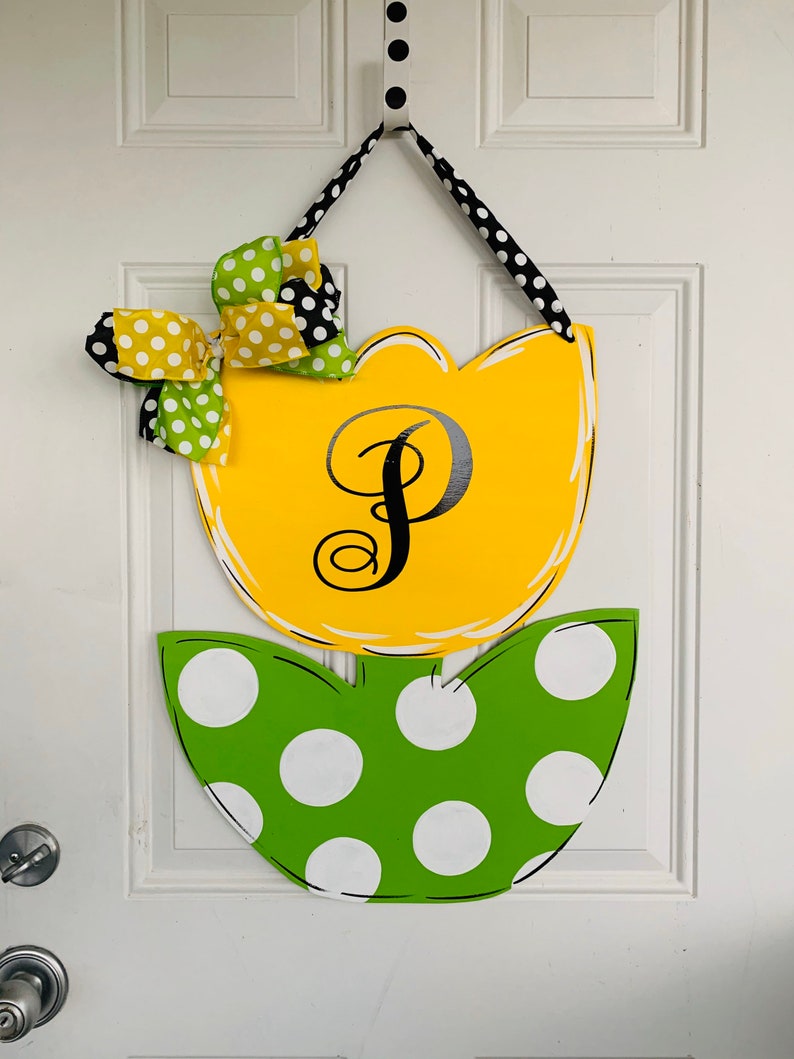 Spring Door Hangers Flower Door Hangers - Etsy