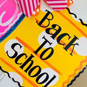 Back to School Door Decoration, Personalized Class Room Decoration ...
