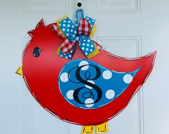 Bird Door Hanger | Etsy