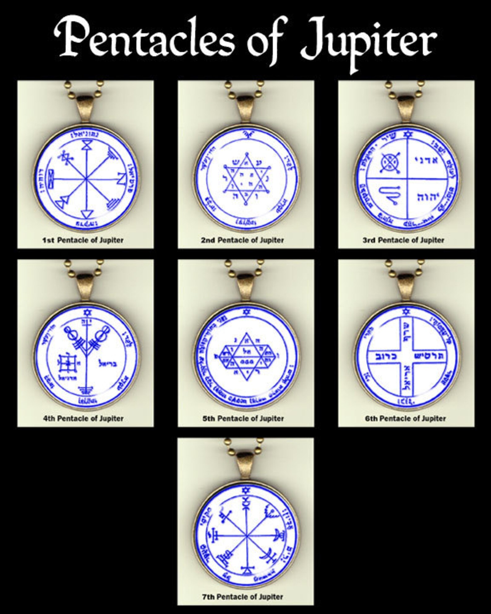 Pentakel des Jupiter von der Reihenfolge der Pentacles | Etsy