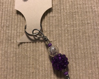 Purple Zipper Pull | Etsy