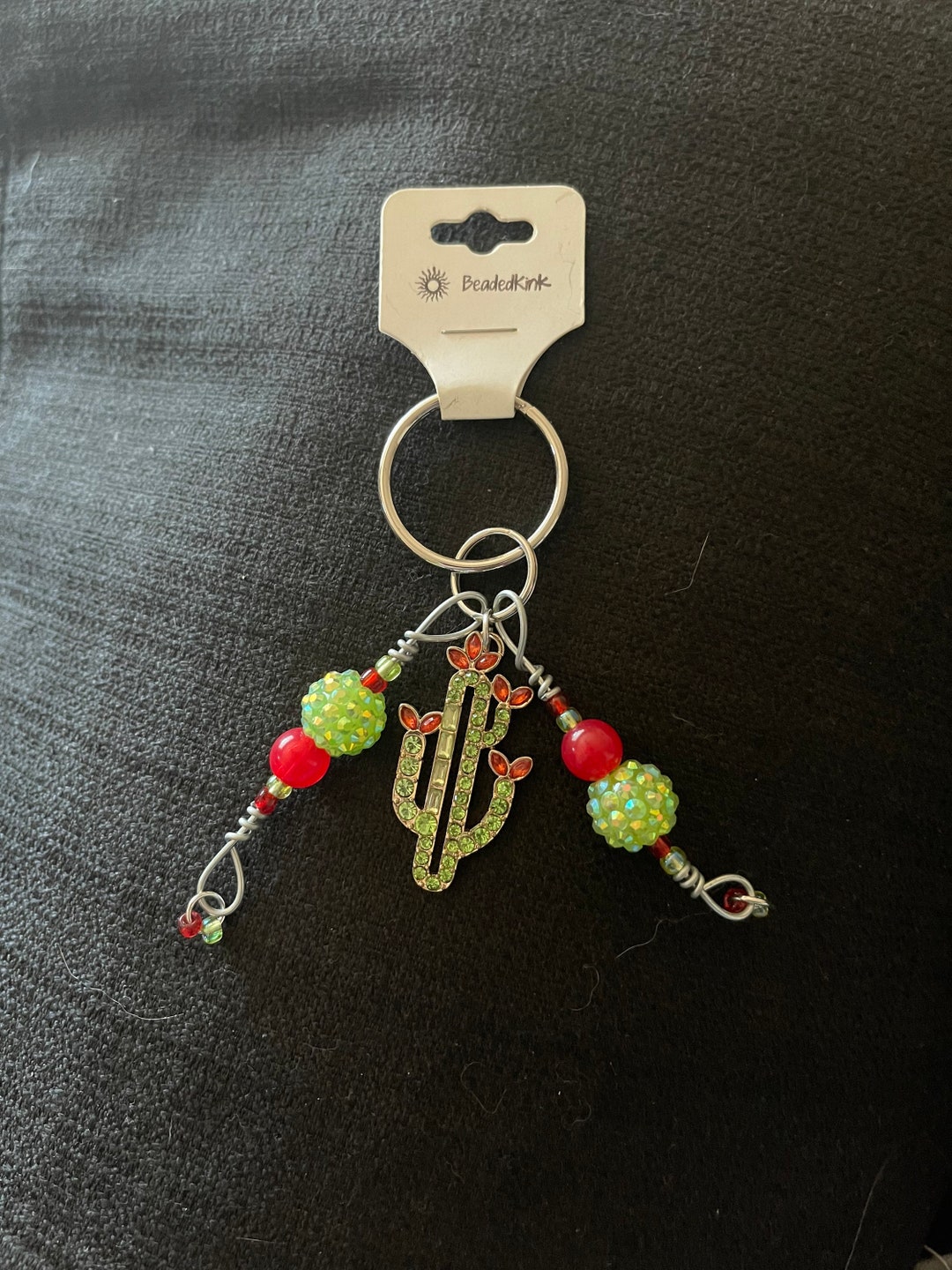 Cactus Keychain - Etsy
