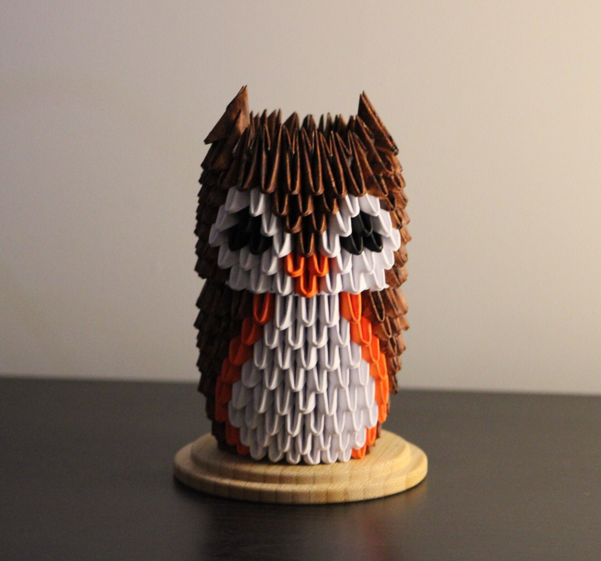 3D Origami Owl | Home Decor | Pen/pencil Holder - Etsy