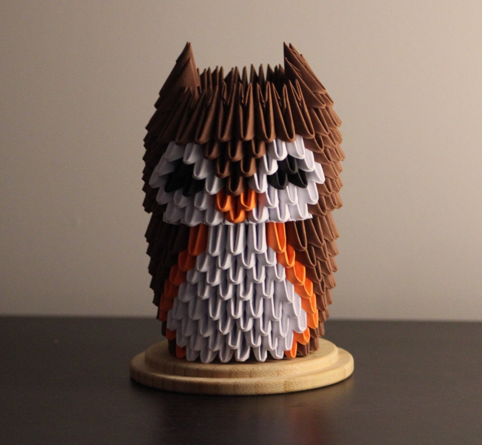3D Origami Owl | Home Decor | Pen/pencil Holder - Etsy