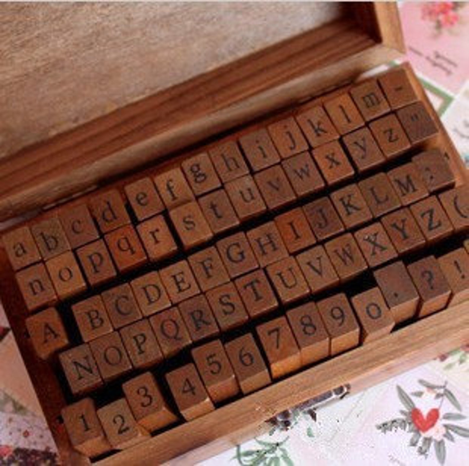 70pcs Alphabet Stamp Set Wooden Rubber Stamp Letter Stamp - Etsy