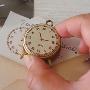 Antique Clock Stamp - Wooden Rubber Stamp - Diary Stamp - Etsy