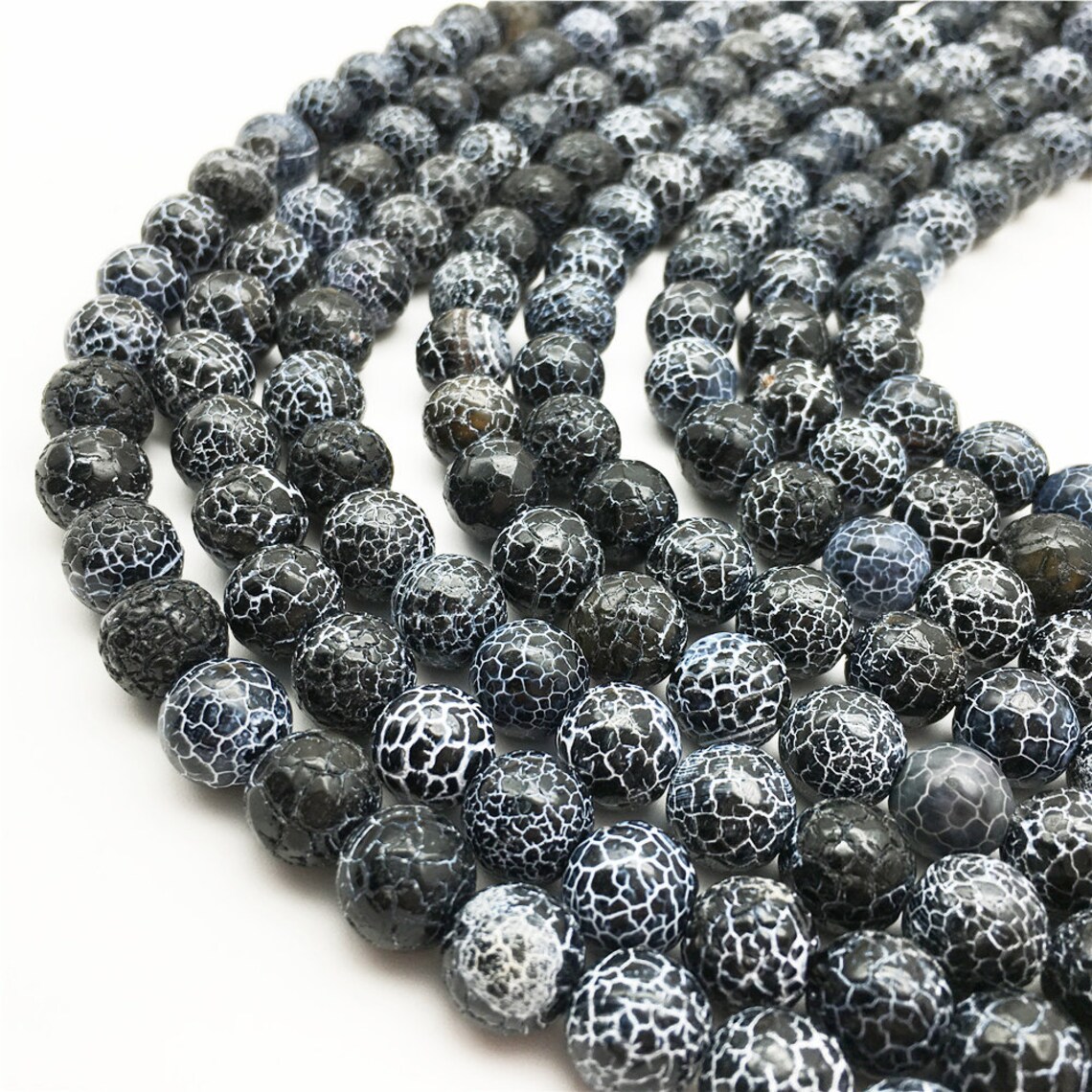 Black Agate Faceted Beads gemstone Loose Beads 6mm 8mm 10mm - Etsy