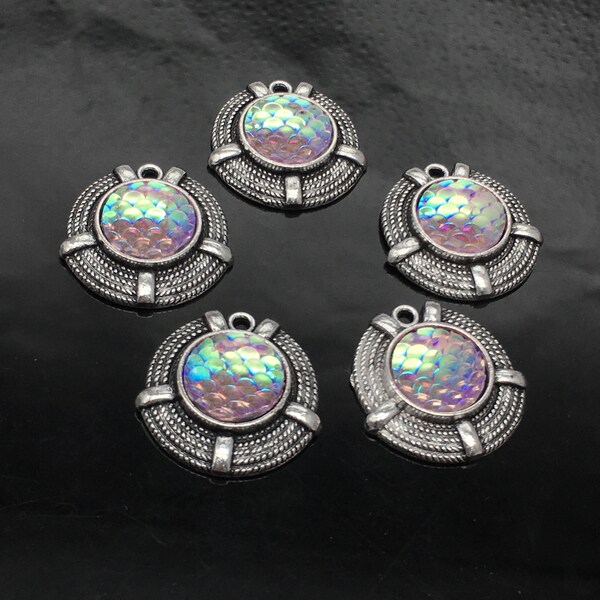 Fish Scale Charms - Etsy