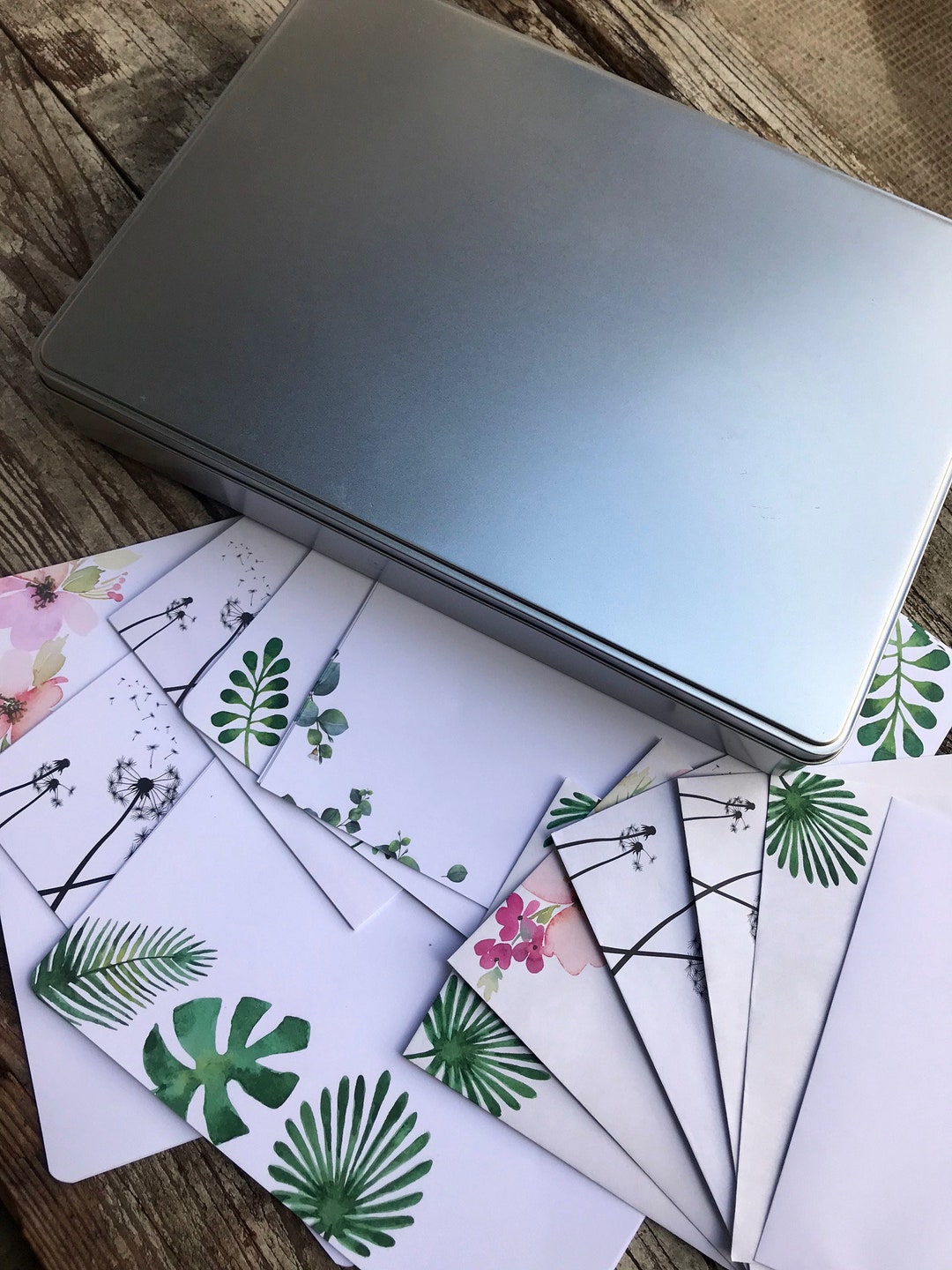 Floral Stationery Set XXL Gift Box - Etsy